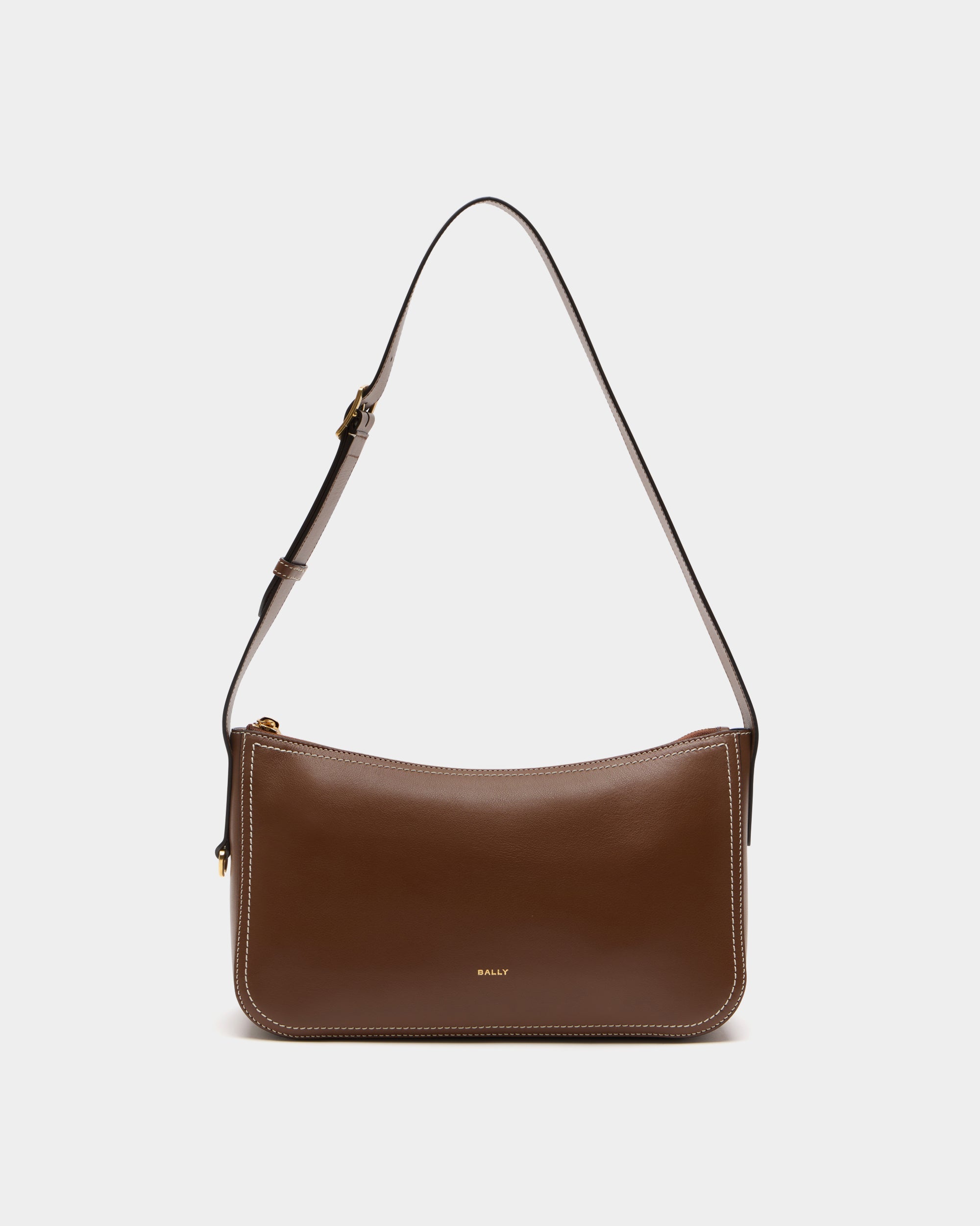 Easy Bally | Women's Shoulder Bag in Brown Leather | Bally – Bally ...